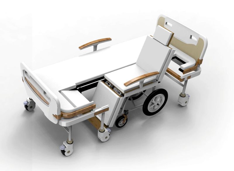 BED THAT DOUBLES FOR A WHEELCHAIR - AgedPlus